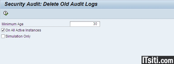 Sm18 Delete Old Audit Logs